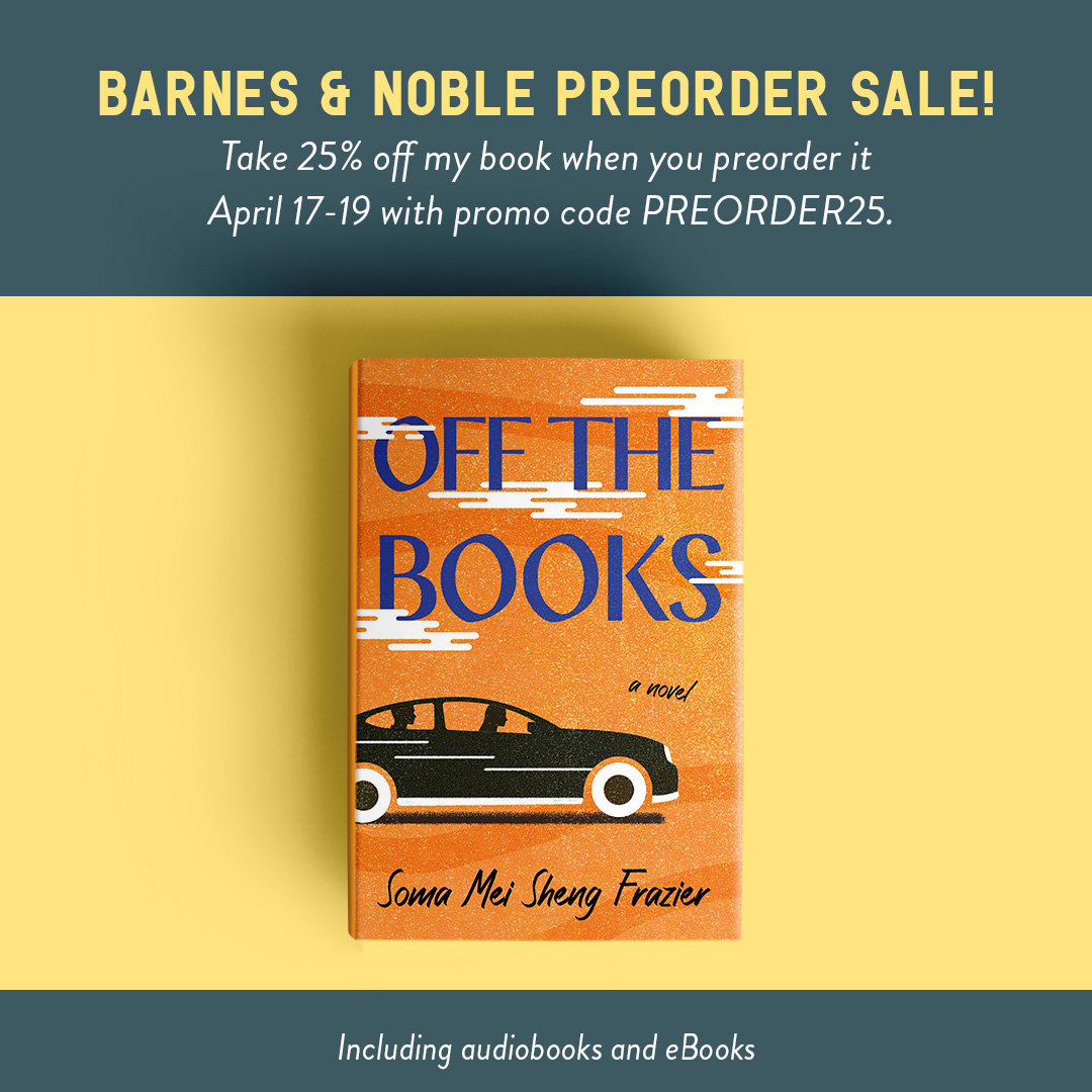 Off the Books: Preorder from Barnes & Noble Now | somafrazier
